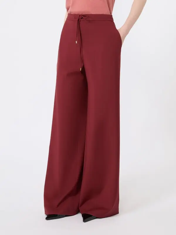 Max Mara Light Woollen Cloth Trousers