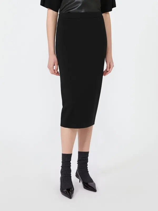 Max Mara Viscose Yarn Pencil Skirt