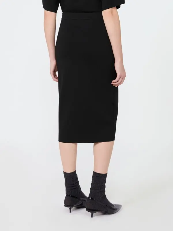 Max Mara Viscose Yarn Pencil Skirt