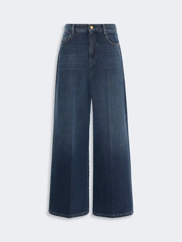 Max Mara Wide, Cotton Denim Jeans