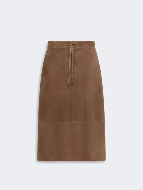 Max Mara Suede Midi Skirt