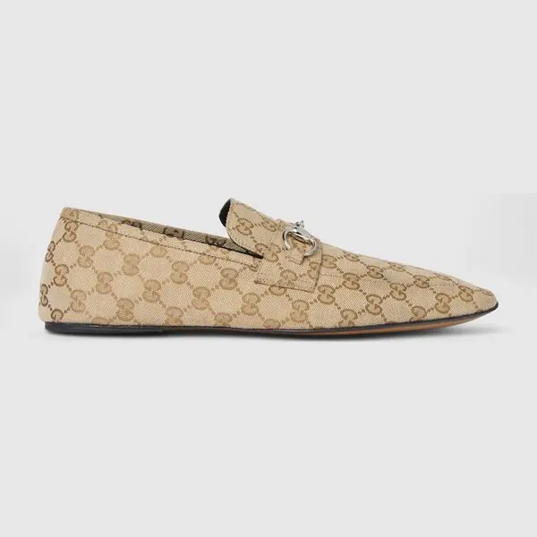 Gucci Ragazzo Loafer Gg Canvas - Beige
