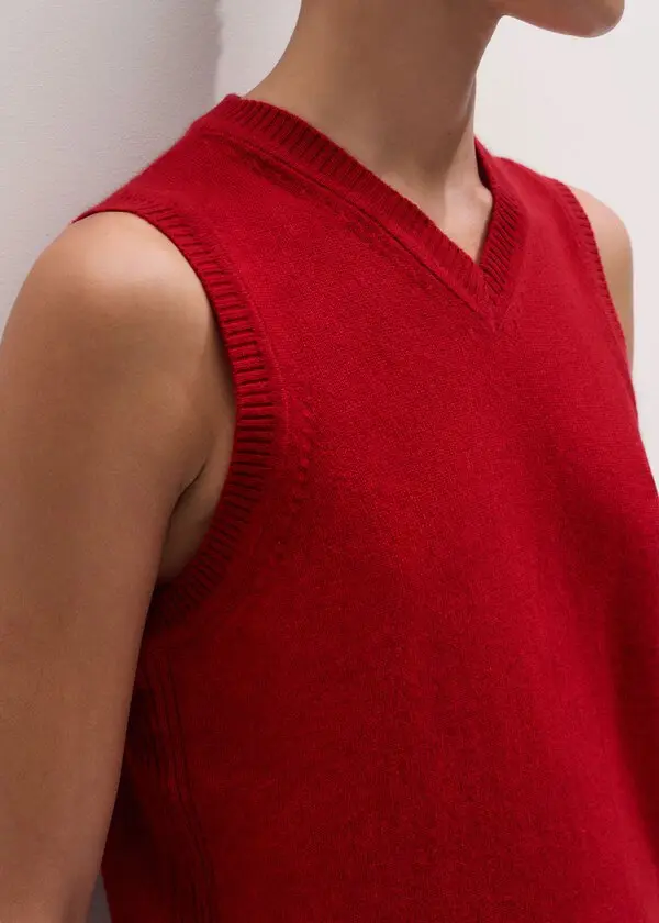 ME+EM Relaxed Knit V-neck Tank