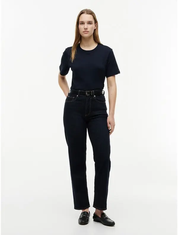 Tommy Hilfiger Mixed-media Cotton Interlock T-shirt