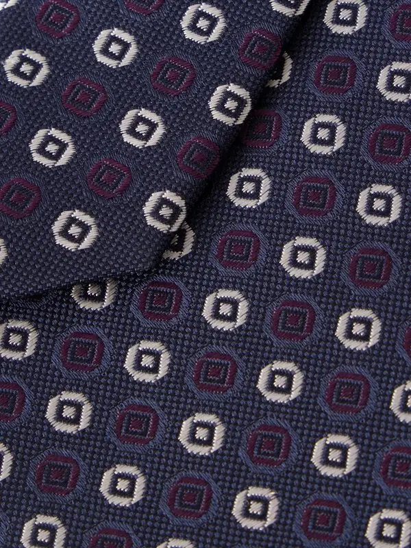 Saint Laurent 7cm Silk-jacquard Tie