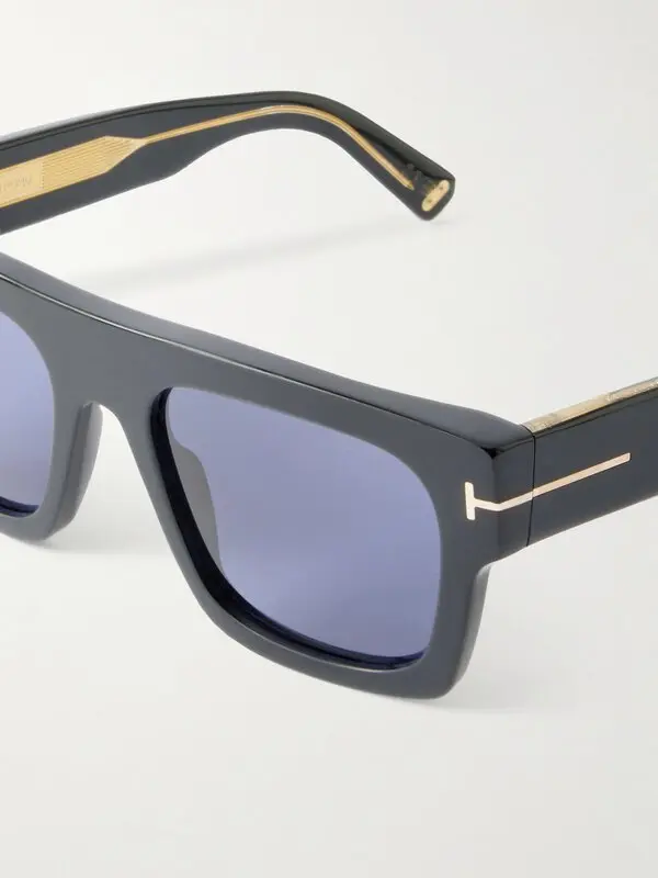 TOM FORD Square-frame Acetate Sunglasses - Black
