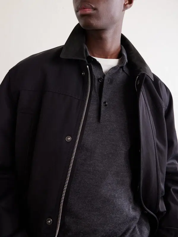 TOM FORD Cashmere And Silk-polo Shirt