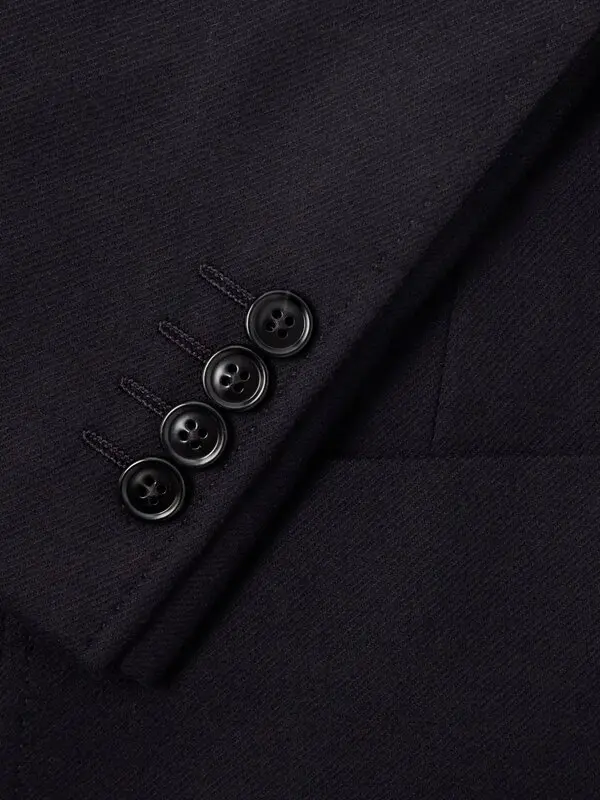 Zegna Wool And Cashmere-blend Twill Blazer
