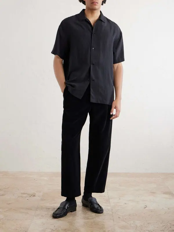 THE ROW Palone Silk-satin Shirt