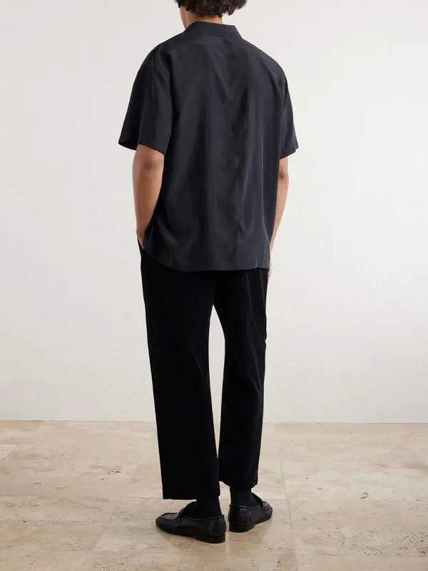THE ROW Palone Silk-satin Shirt
