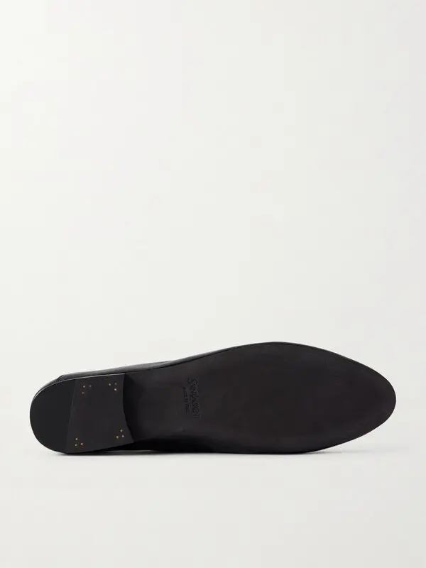 Saint Laurent Alain Leather Loafers