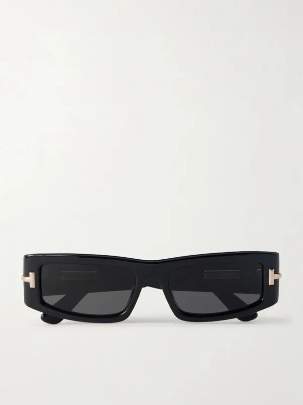 TOM FORD D-frame Acetate Sunglasses - Black