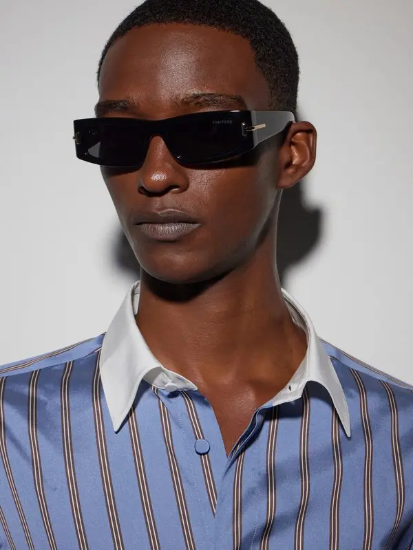 TOM FORD D-frame Acetate Sunglasses