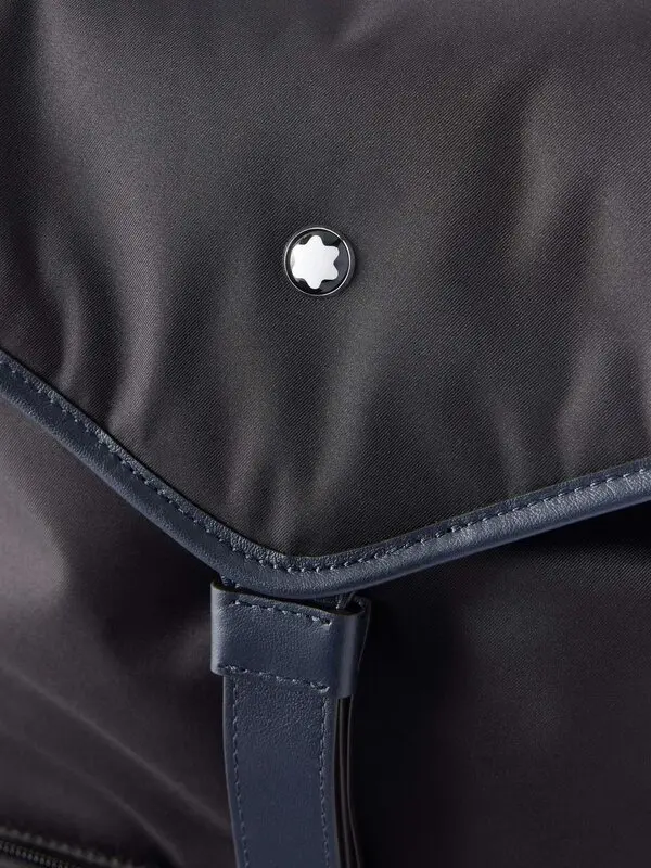 Montblanc Panorama Leather-trimmed Shell Backpack