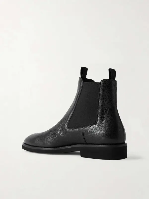 TOM FORD Owen Grained-leather Chelsea Boots