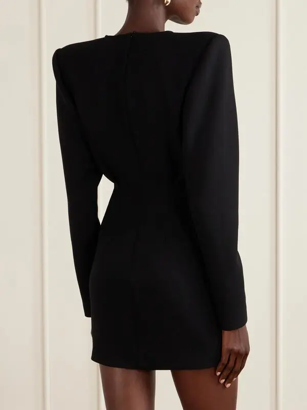 Wardrobe.NYC Wool Blend Mini Dress
