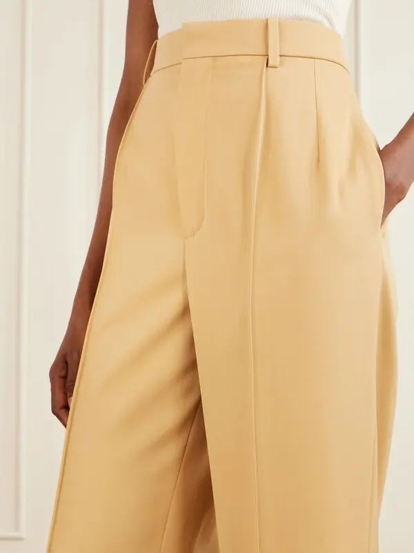 Wardrobe.NYC X Rosie Huntington-whiteley Wool Trousers - Neutrals