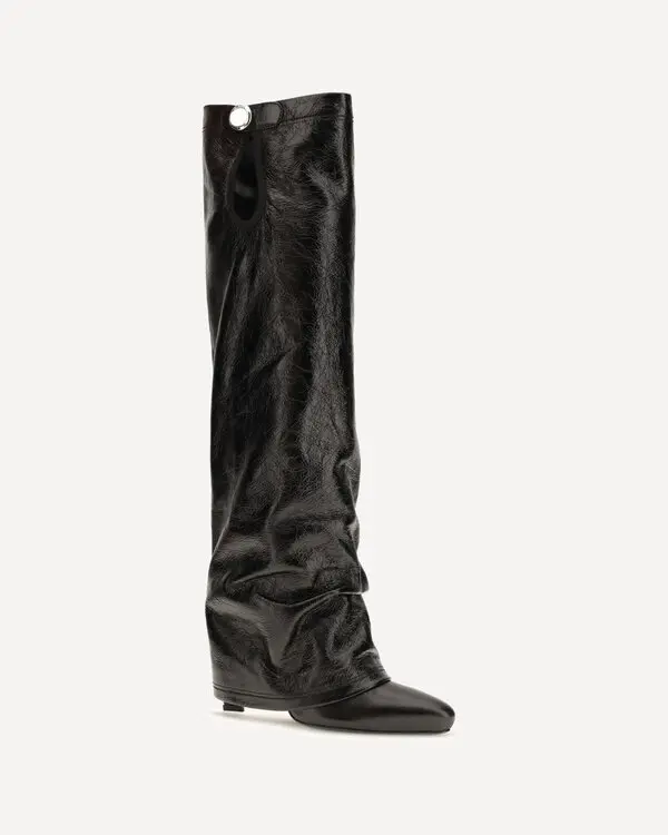 Attico Knee-high Eco-leather Boots