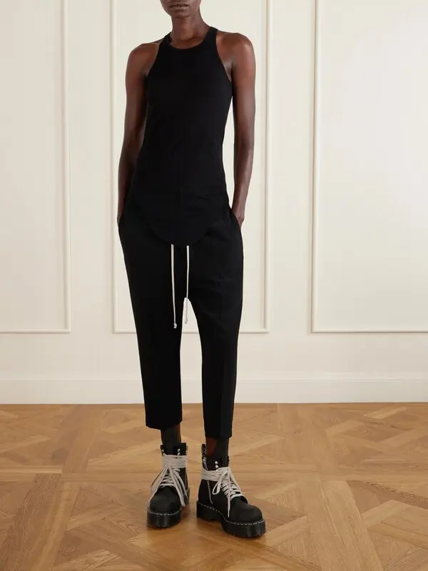 Rick Owens Ribbed Cotton-jersey Tank