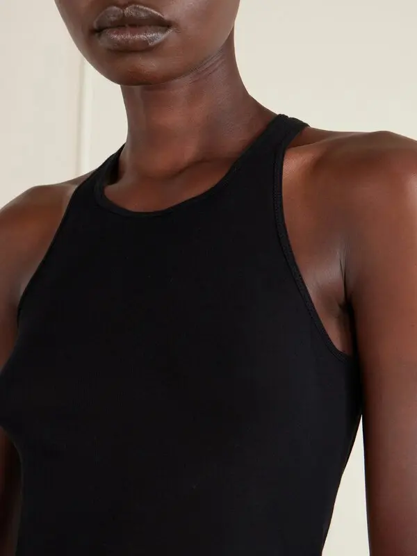 Rick Owens Ribbed Cotton-jersey Tank