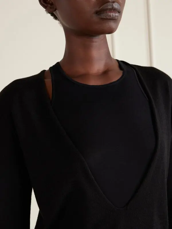 Rick Owens Wool V-neck Sweater