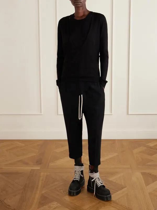 Rick Owens Wool V-neck Sweater