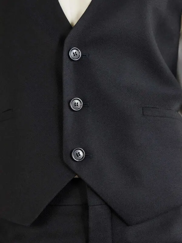 Saint Laurent Cashmere-twill Gilet