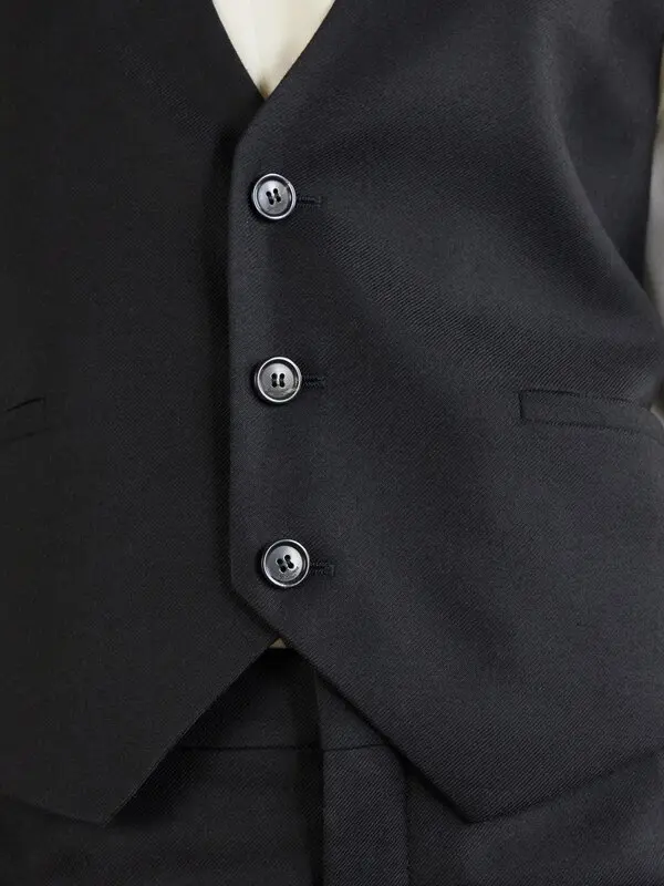 Saint Laurent Cashmere-twill Gilet