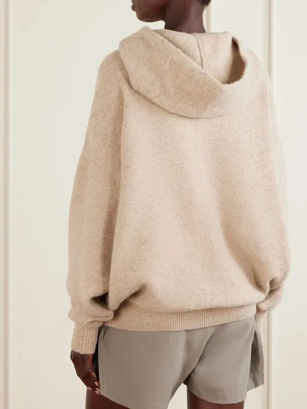 Rick Owens Hun Wool-blend Hoodie