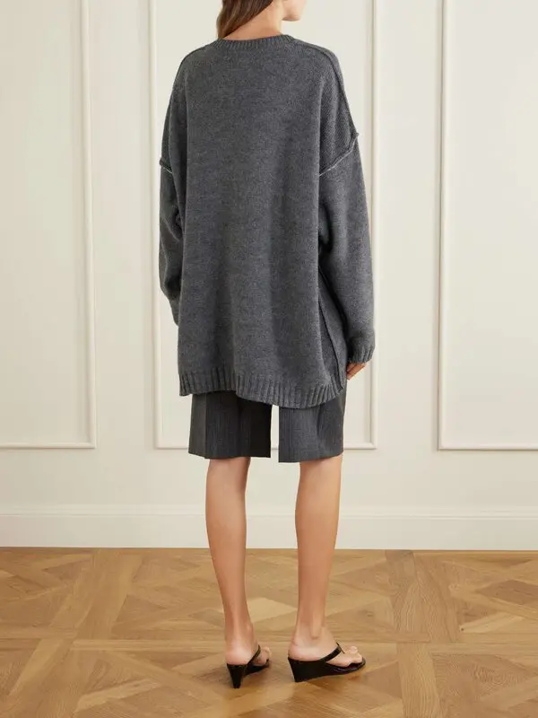 MAISON MARGIELA Oversized Wool And Alpaca-blend Sweater