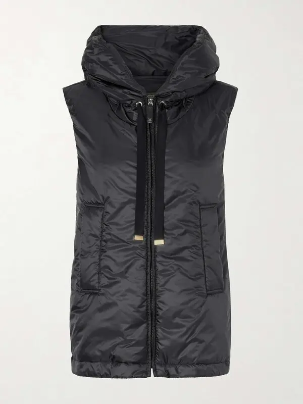 Max Mara Greengo Padded Shell Vest - Black