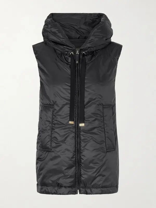 Max Mara Greengo Padded Shell Vest - Black