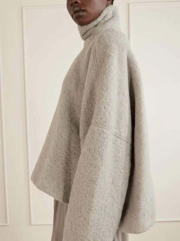Rick Owens Jumbo Tabard Alpaca And Wool-blend Sweater
