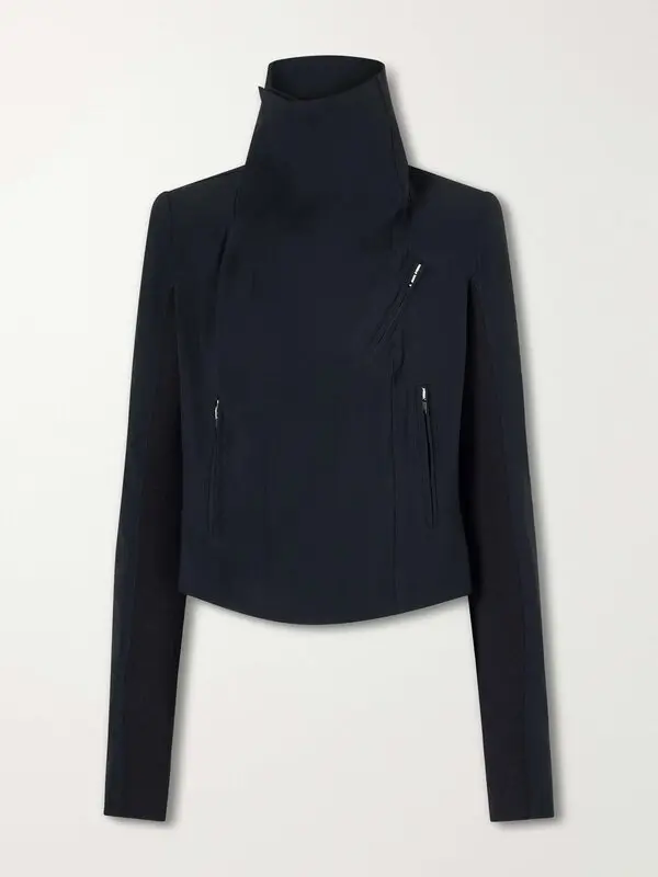 Rick Owens Classic Cady Biker Jacket - Black