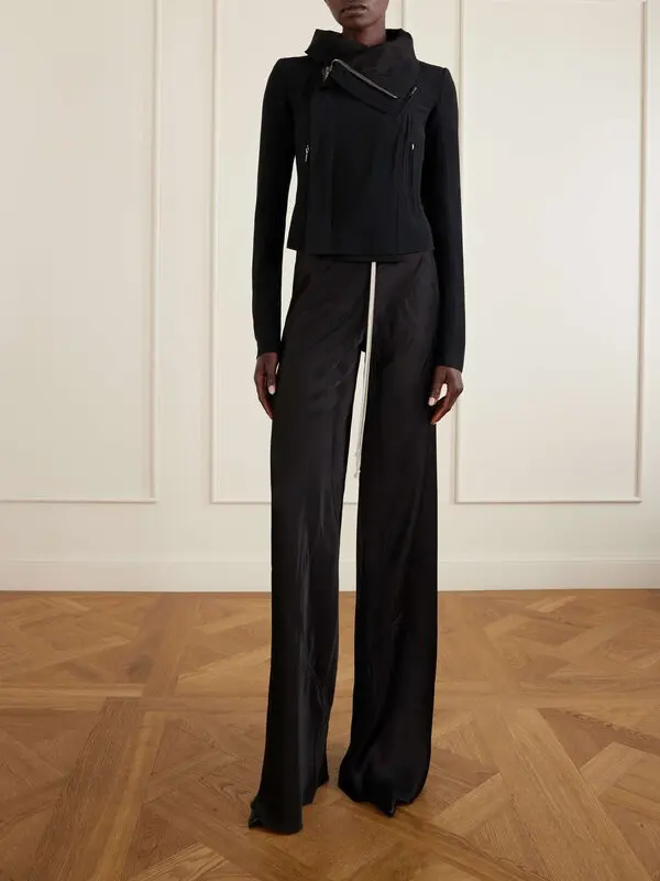 Rick Owens Classic Cady Biker Jacket