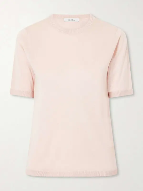 Max Mara Maceti Cashmere And Silk-blend Sweater