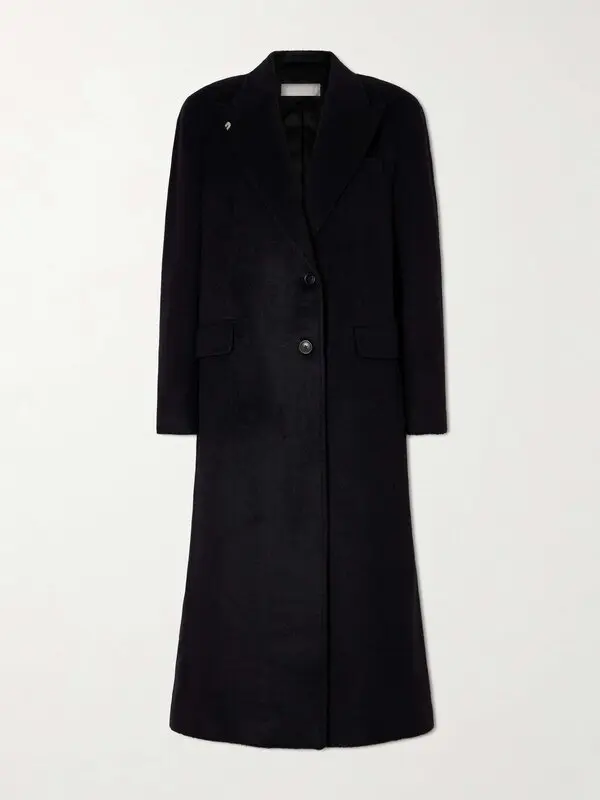 Our Legacy Manta Mohair-blend Coat - Black