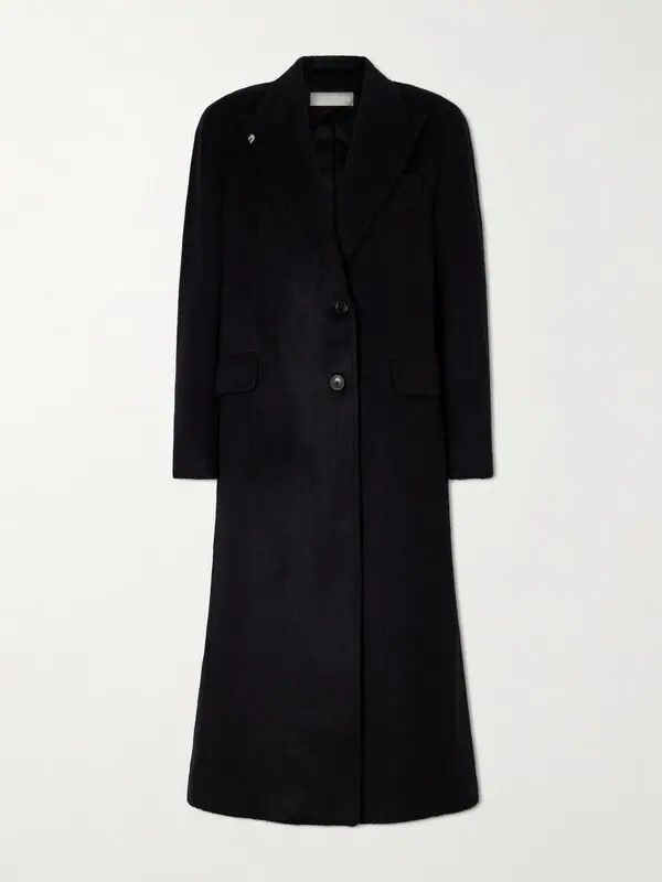 Our Legacy Manta Mohair-blend Coat - Black
