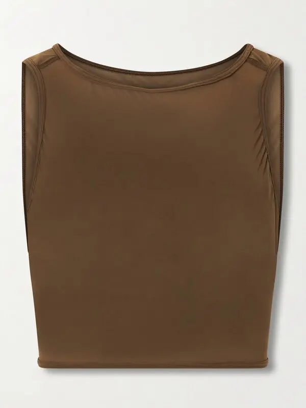 Lululemon Bend This Mesh Sports Bra - Brown