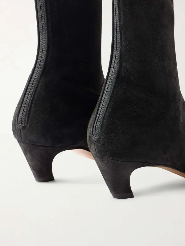 Khaite Arizona Suede Ankle Boots