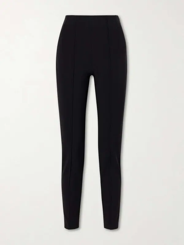 JIL SANDER Stretch-jersey Skinny-leg Pants - Black