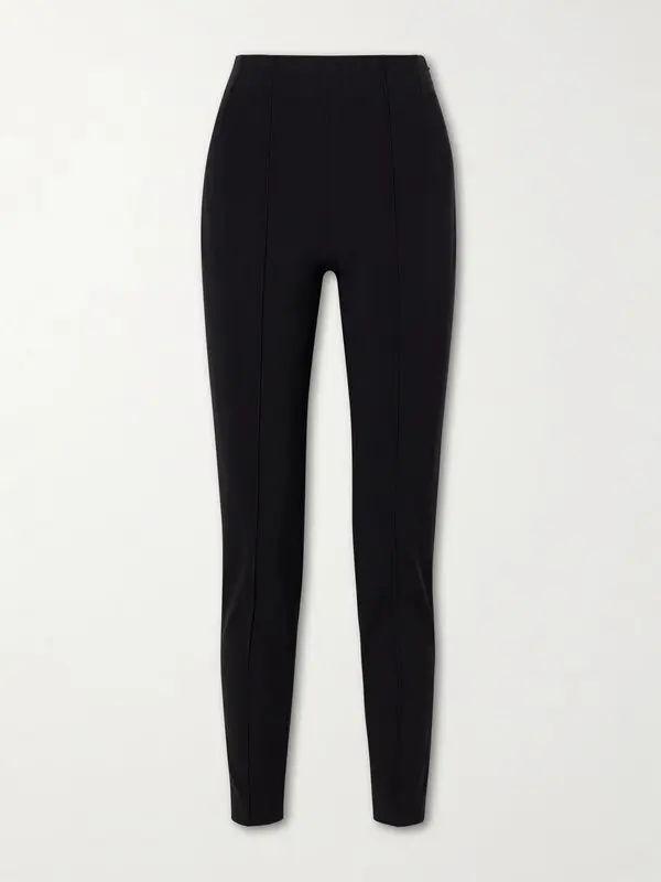 JIL SANDER Stretch-jersey Skinny-leg Pants - Black