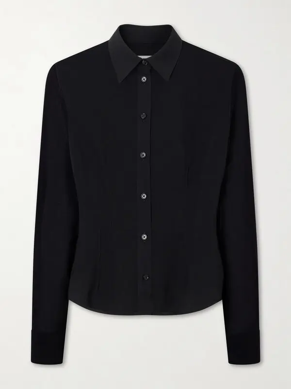 JIL SANDER Wool Shirt - Black