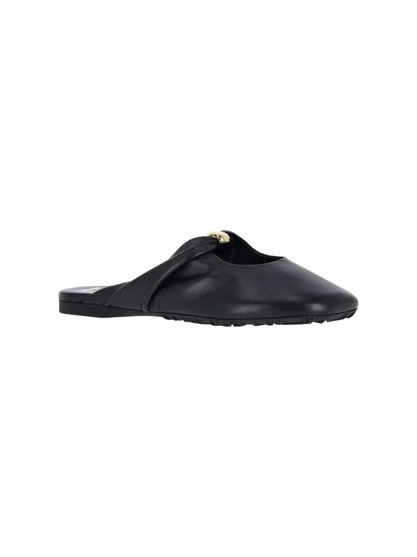 Loewe Pebble Mules - Black