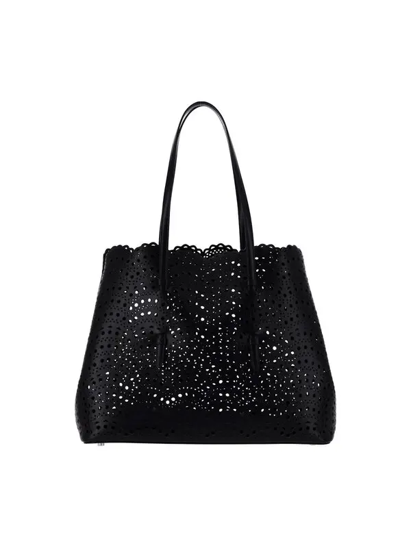 Alaïa Mina 37" Tote Bag - Black