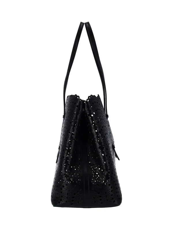 Alaïa Mina 37" Tote Bag - Black
