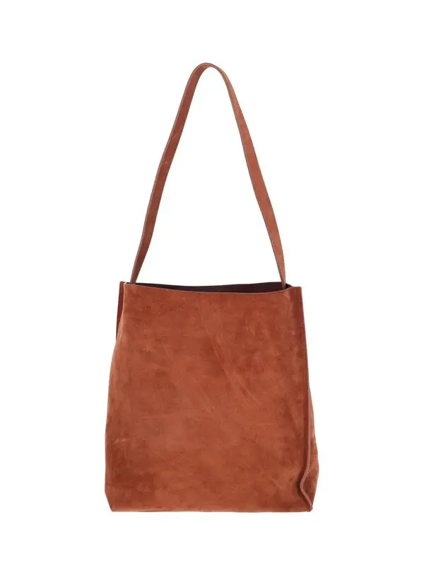 Marni Suede Logo Tote Bag