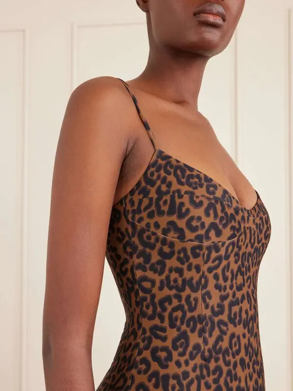 HAIGHT. Monica Leopard-print One-piece Swimsuit