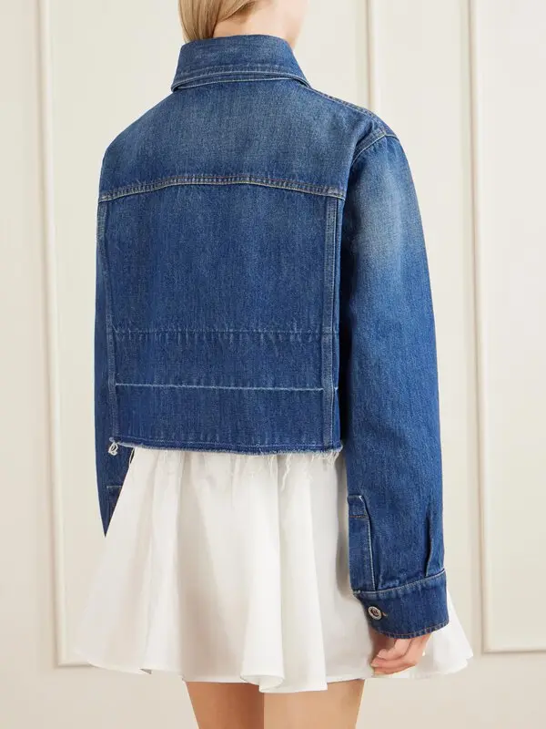 Givenchy Raw Edge Denim Jacket