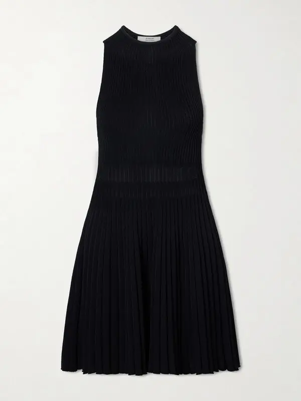Givenchy Knitted Jersey Mini Dress - Black